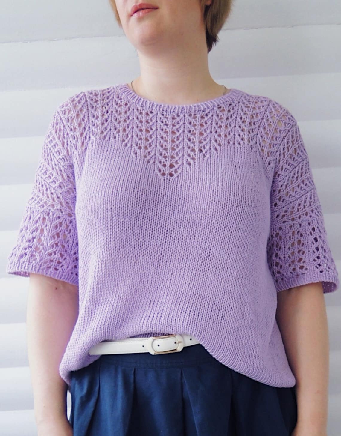 Provence Top Knitting Design Pattern Pdf Download Digital Tutorial ...