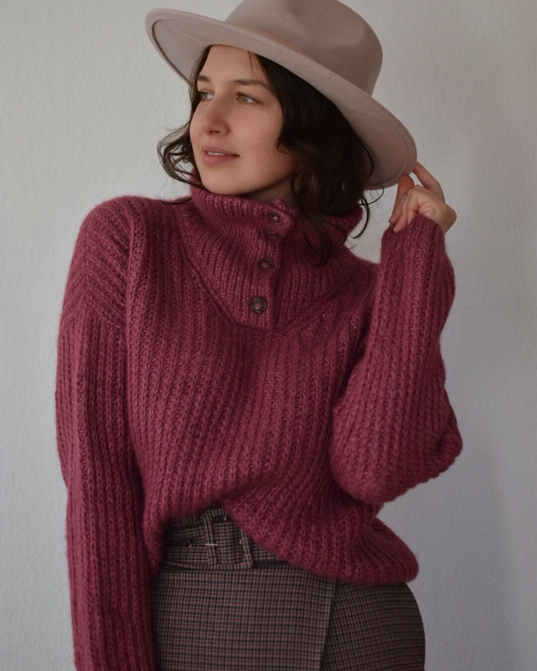 Alps Sweater PDF Knitting Pattern Tutorial Knitwear Design Oversize ...