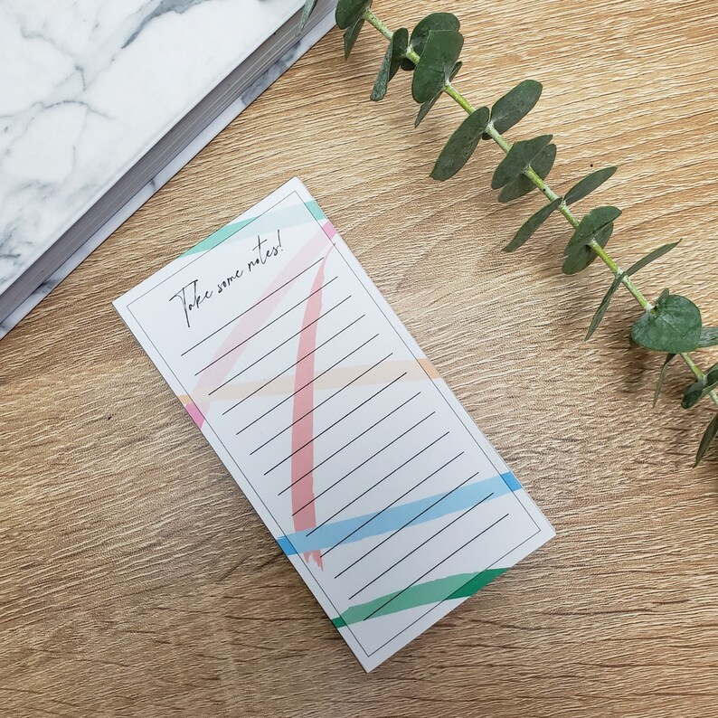 Printable Notepad, Lined Notepad, Unlined Notepad, Blank Notepad ...