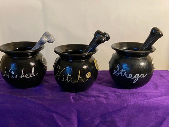 Hand Painted Decorative Cauldron | Etsy