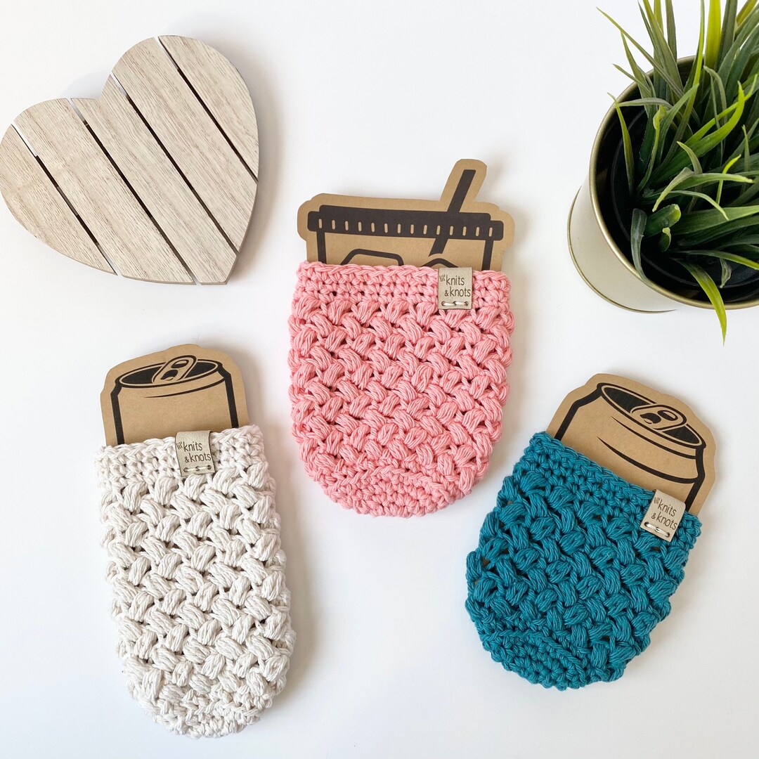 Can Cozy Beer Cozy Slim Can Cozy Drink Cozie Crochet Can Cozy Skinny ...
