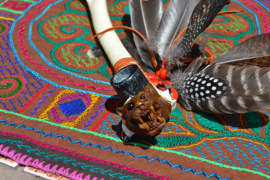 Shamanic Ceremonial Pipe Made of Condor Bone Machu Picchu | Etsy
