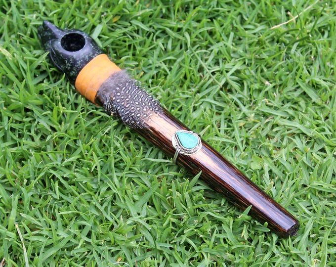 Condor Head Ceremonial Pipe | Peace Pipe | Made of Chonta Wood and ...
