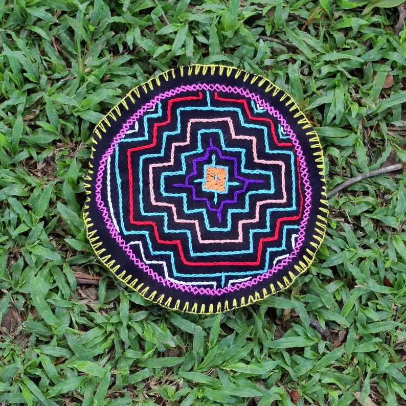 Chakana Pattern Shipibo Altar Cloth Made by Shipibo Female - Etsy