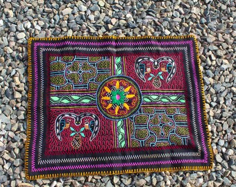 Shipibo Altar Cloth Made by Shipibo Female Shaman 71 Cm X 70 Cm ...