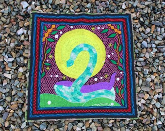 Shipibo Altar Cloth Made by Shipibo Female Shaman 78 Cm X 60 - Etsy