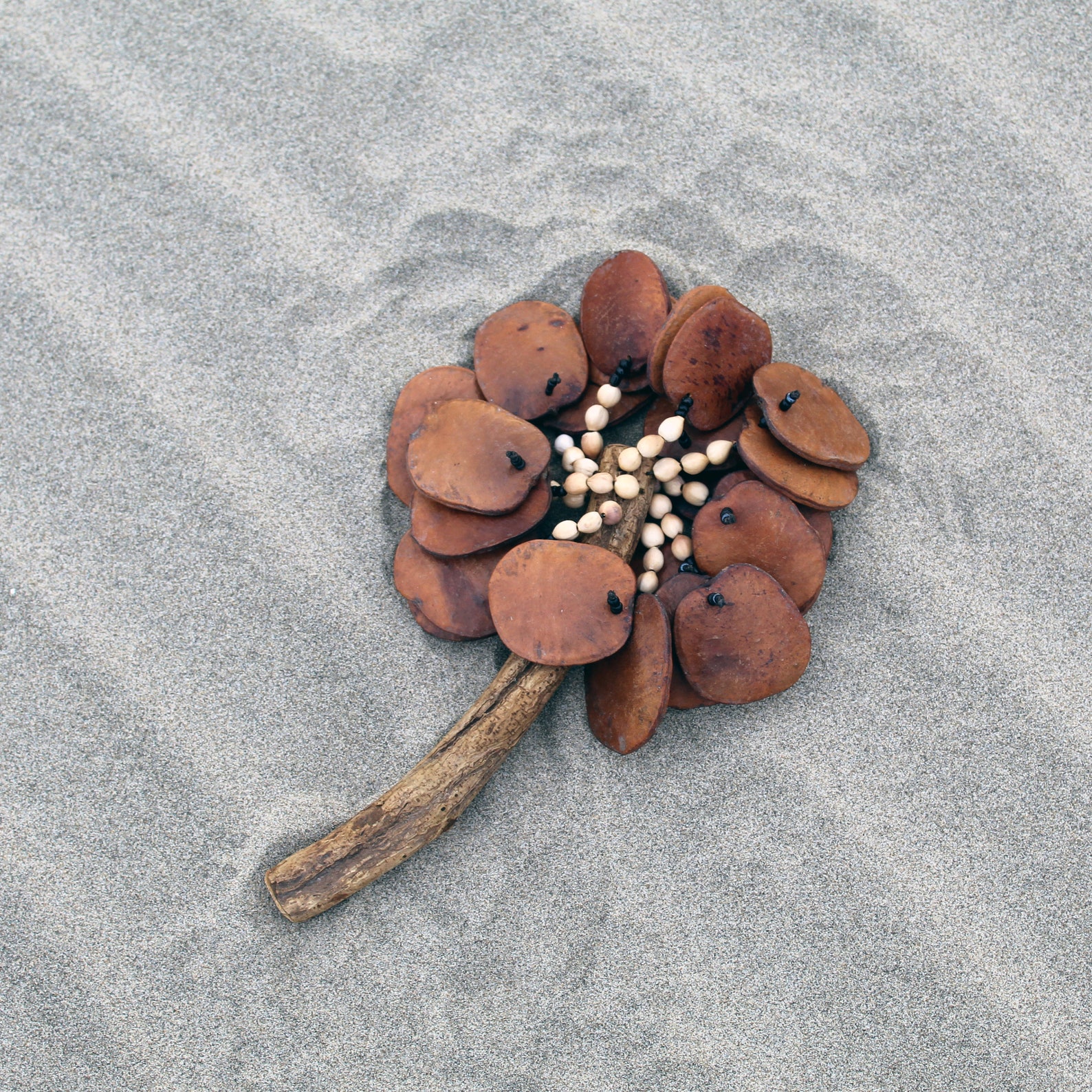 Shipibo Seed Rattle Maraca Handle Part Made From Aya Vine - Etsy