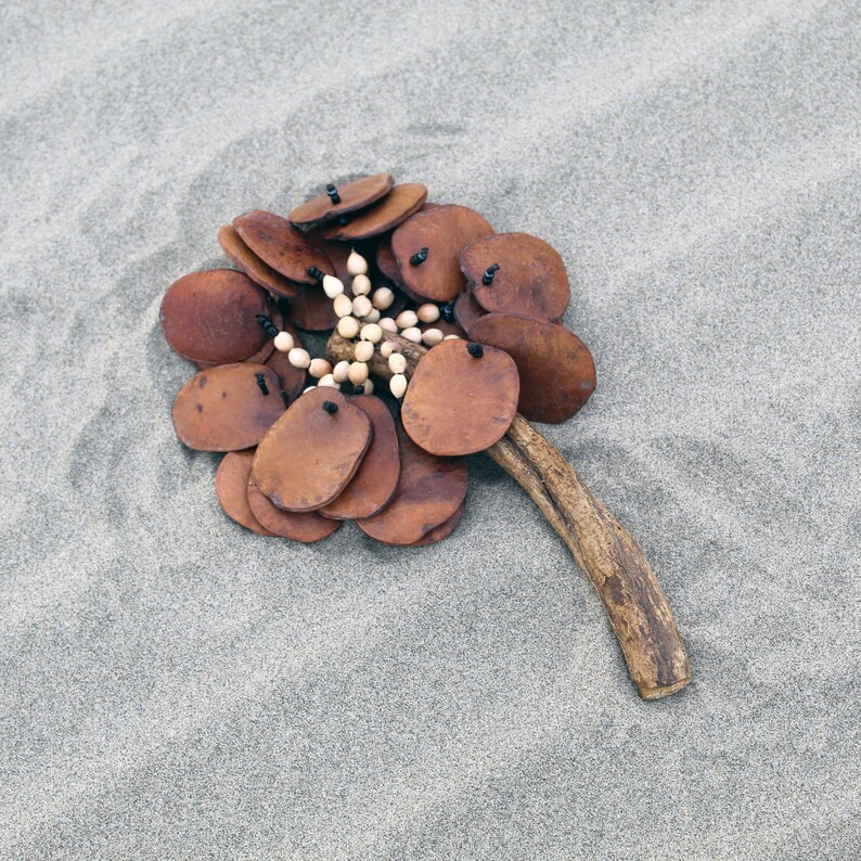 Shipibo Seed Rattle Maraca Handle Part Made From Aya Vine - Etsy