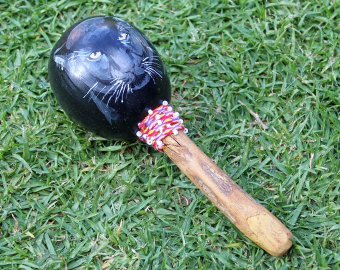Andean Shaman Rattle With Quartz Crystal Handle, Handcrafted for ...