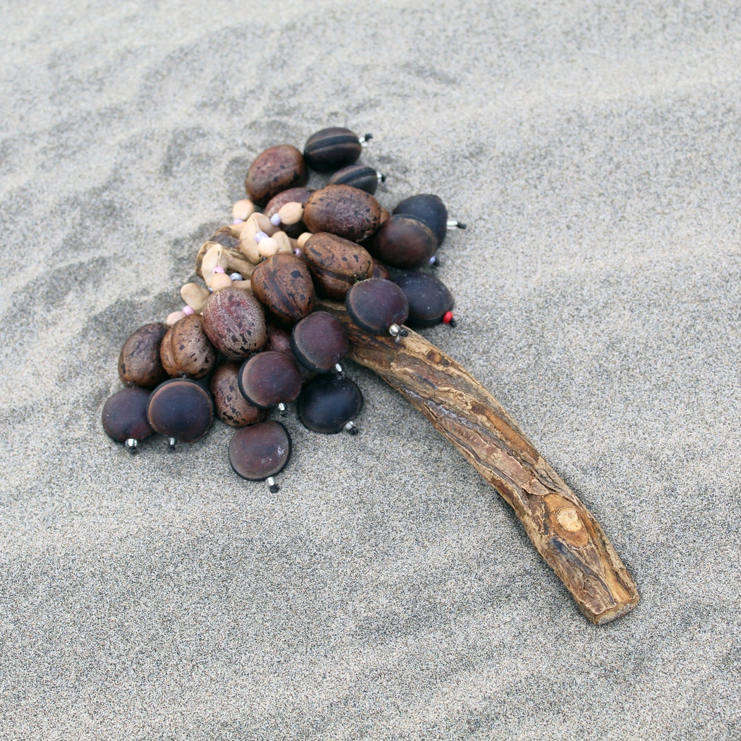 Shipibo Seed Rattle ~ Maraca | Handle Part Made From Aya Vine ...