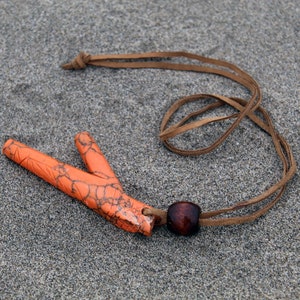 Snake Necklace Stone Kuripe Kuripi Self Applicator - Etsy