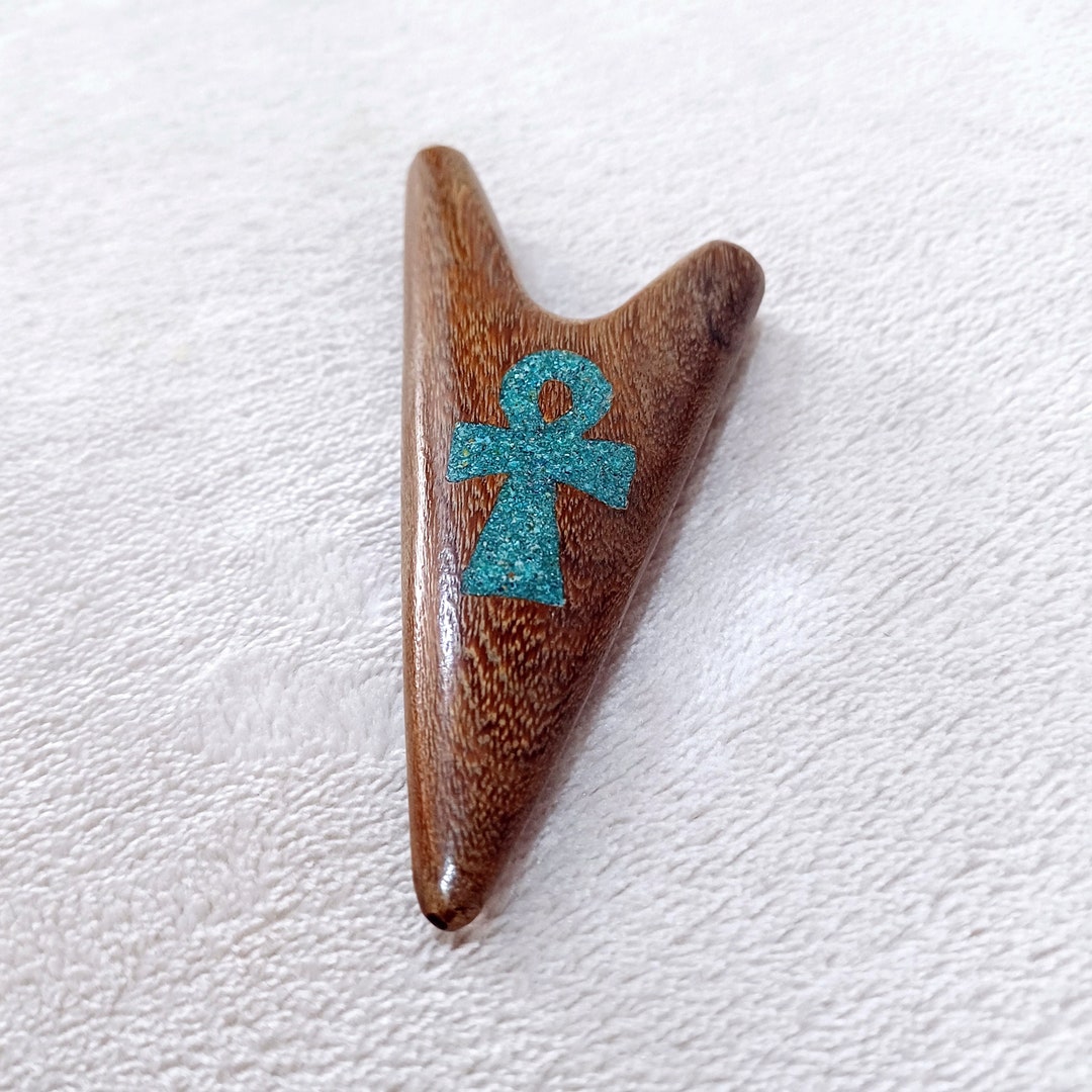 Single Block Kuripe Pipe Made of Madera Negra ANKH is Made of Peruvian ...