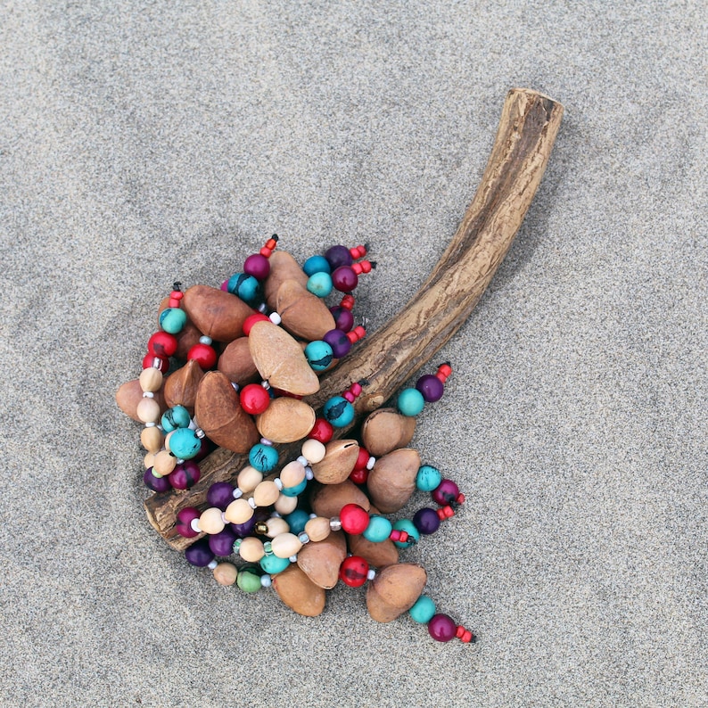 Shipibo Seed Rattle Maraca Handle Part Made From Aya Vine - Etsy