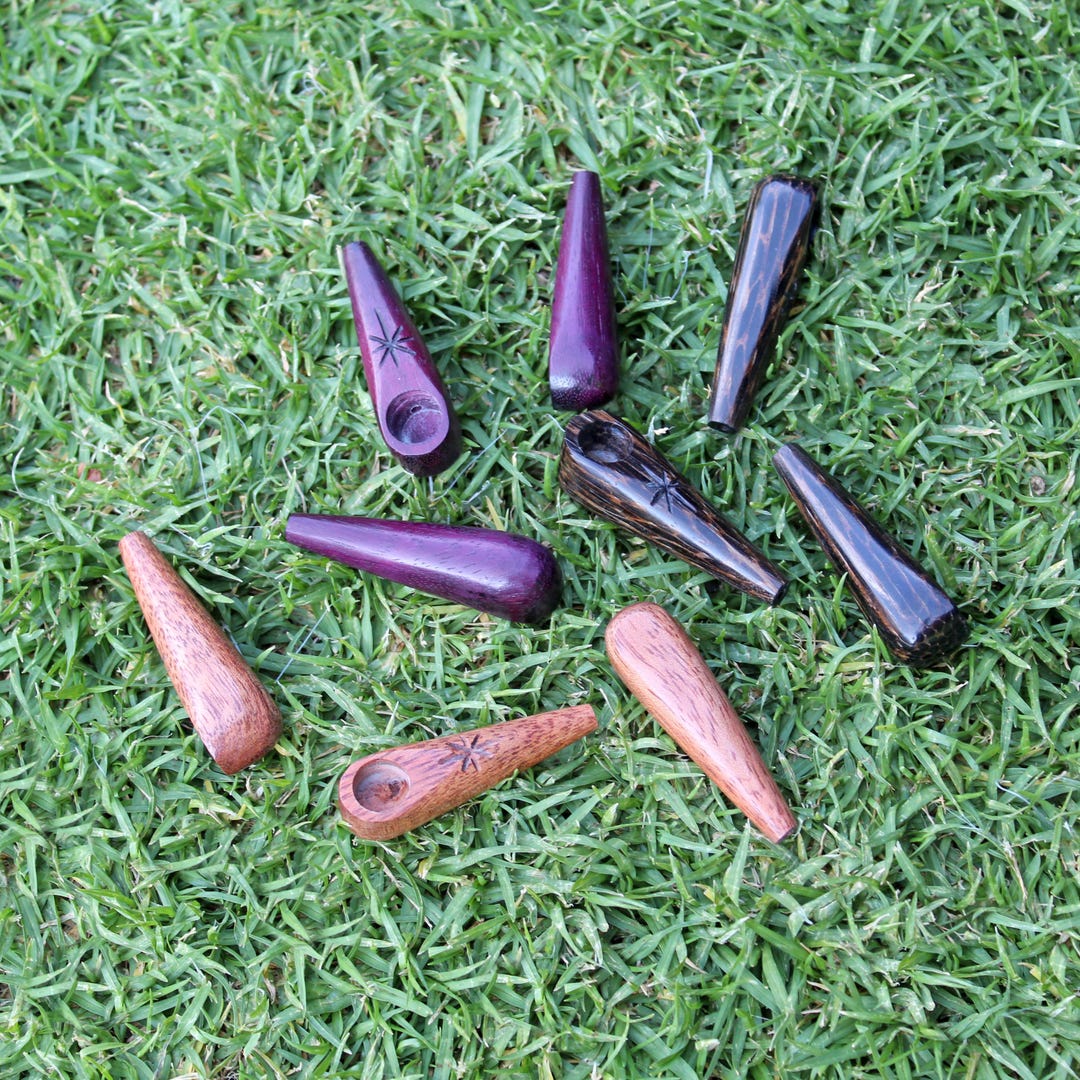 3 Units Ceremonial Pipe Made of Rose Wood, Chonta Wood and Algarrobo - Etsy