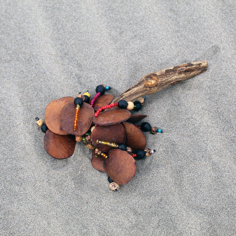 Shipibo Seed Rattle Maraca Handle Part Made From Aya Vine - Etsy