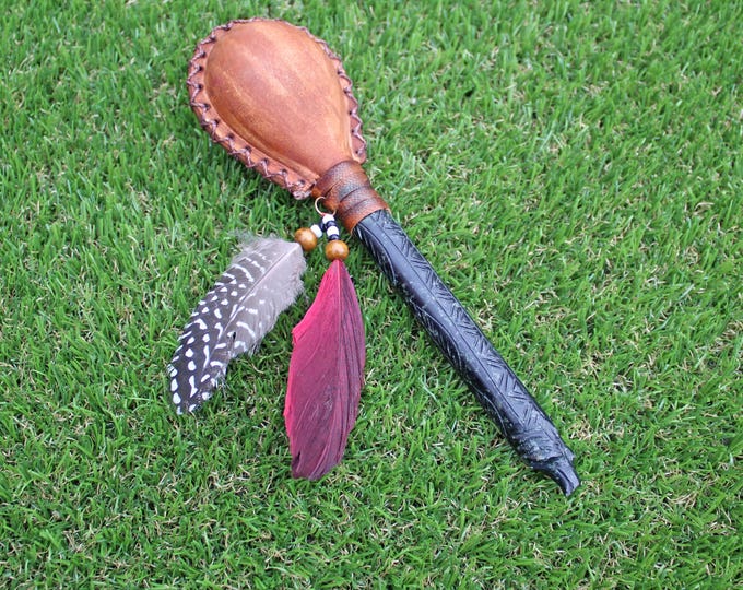 Shaman Rattle With Lemurian Quartz, Traditional Andean Rattle for ...