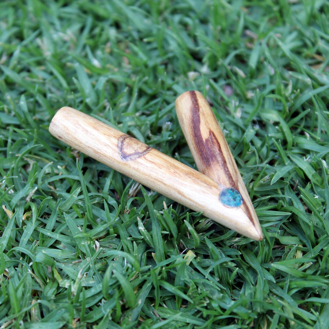 Thin Kuripe Kuripi Self Applicator Made of Palo Santo Decorated With ...