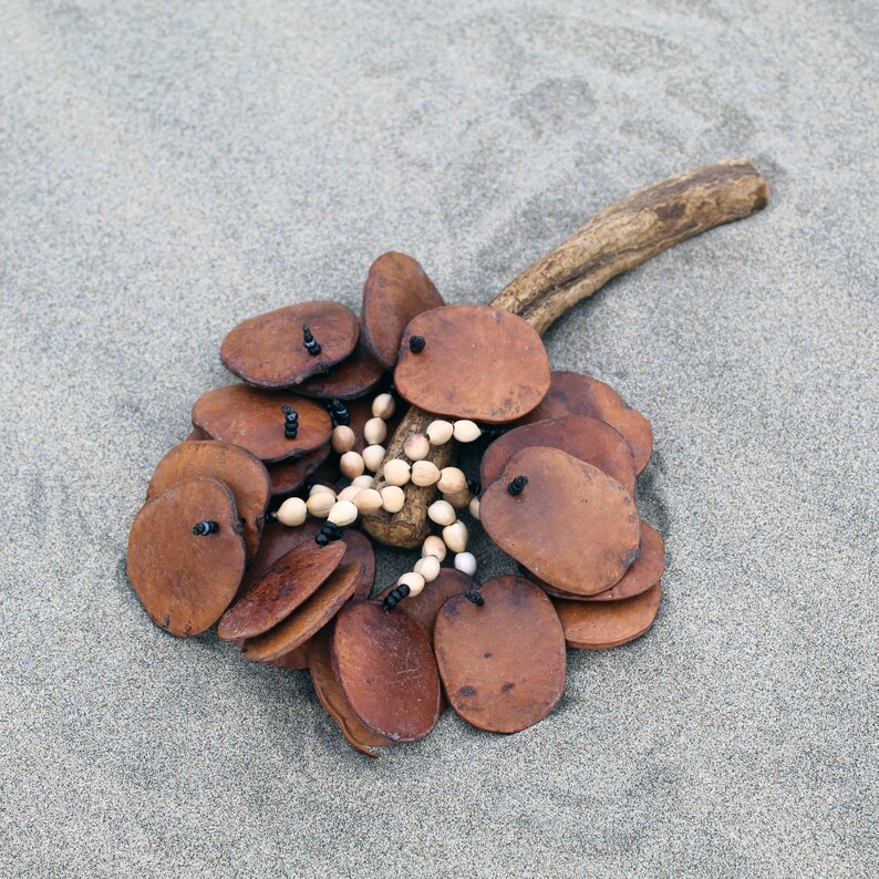 Shipibo Seed Rattle Maraca Handle Part Made From Aya Vine - Etsy