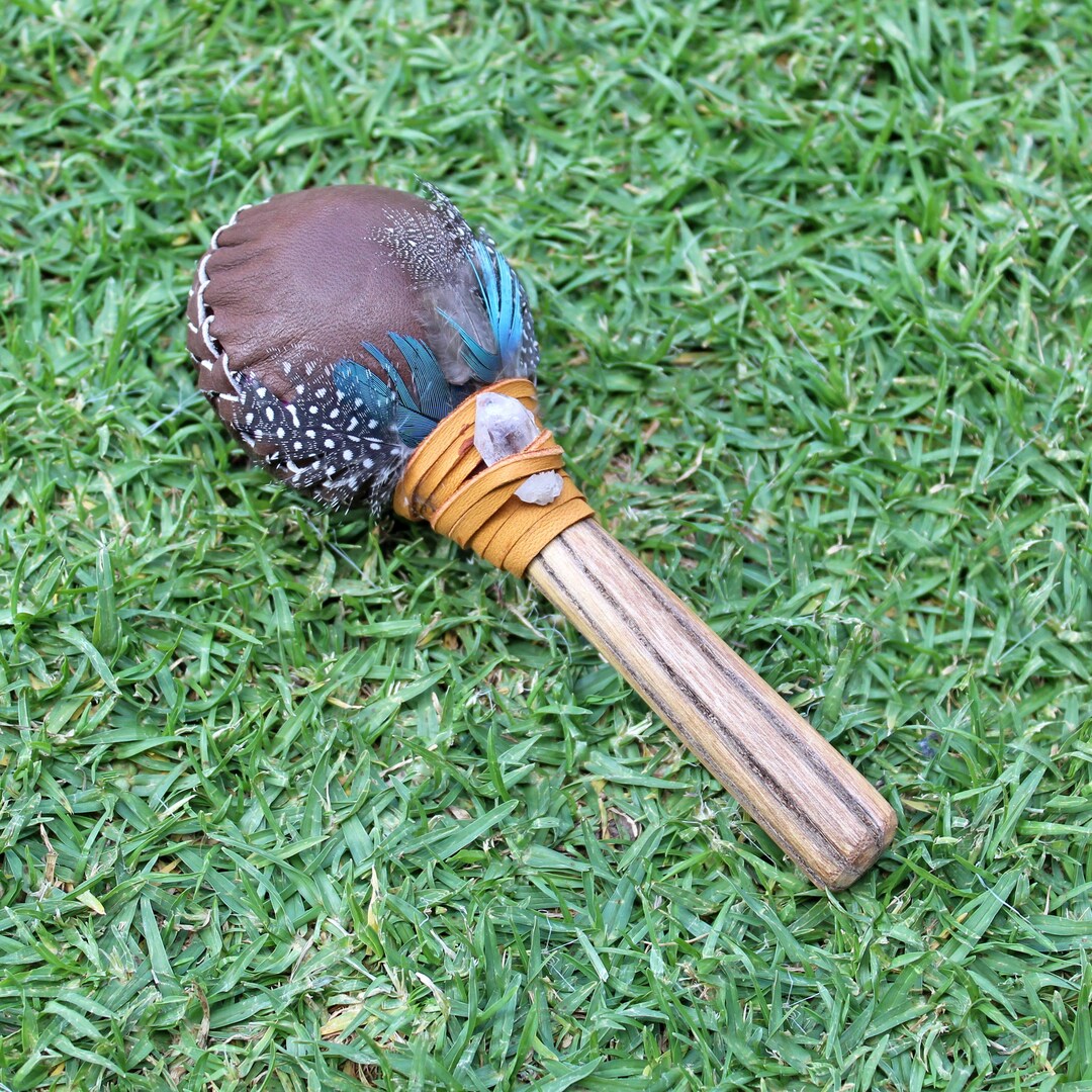 Peruvian Shamanic Ceremonial Rattle Maracas Handle Part Made of Aya ...