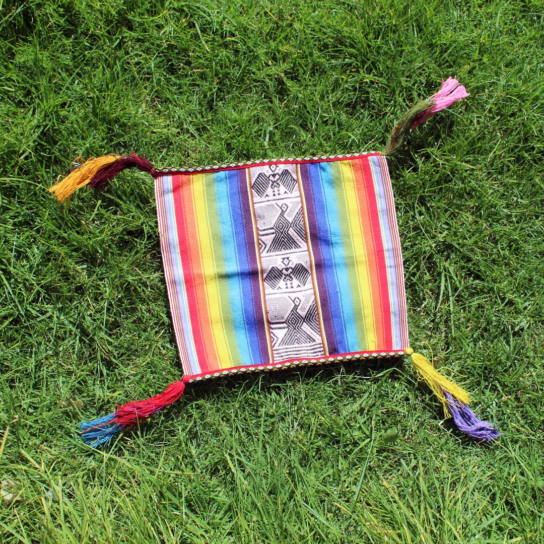 Unkuña Rainbow Despacho Cloth chakras Perfect for Your Mesa Handmade ...