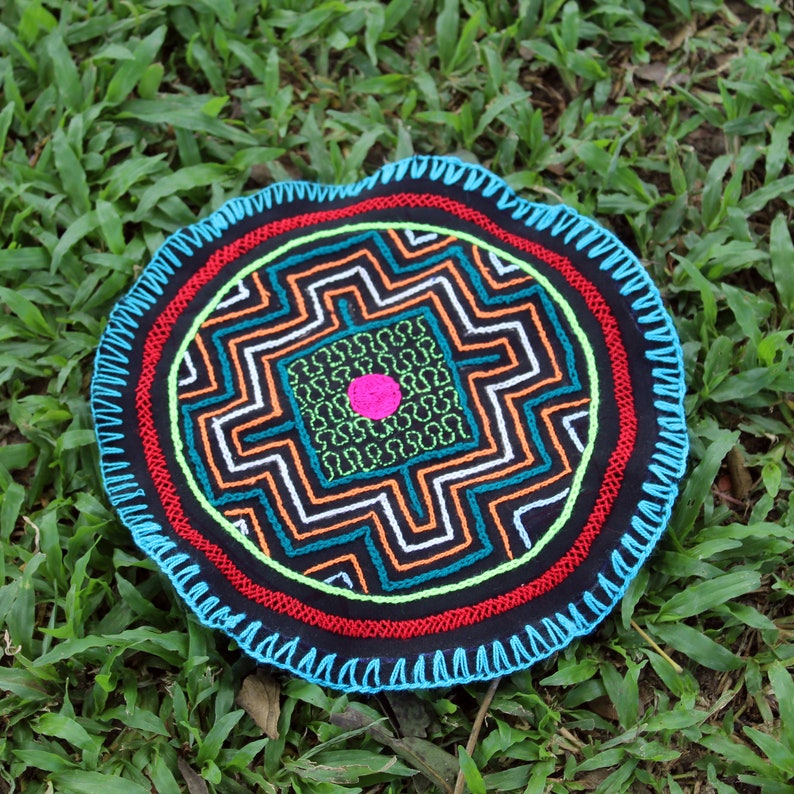 Chakana Pattern Shipibo Altar Cloth Made by Shipibo Female - Etsy