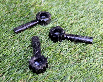 Ceremonial Pipe Calumet Made of Bamboo and Avocado Wood Decorated With ...