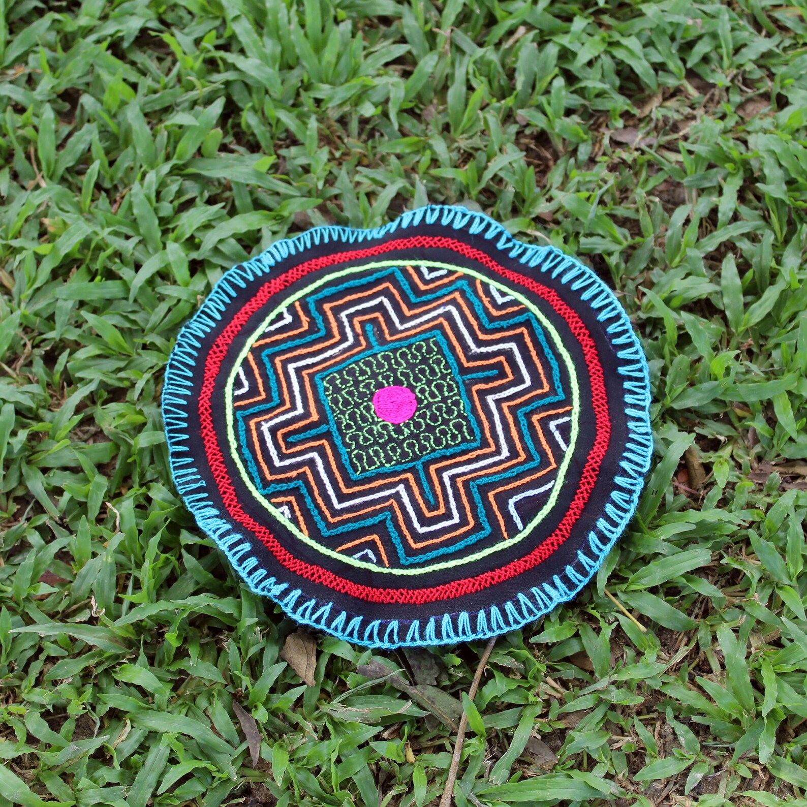 Chakana Pattern Shipibo Altar Cloth Made by Shipibo Female - Etsy
