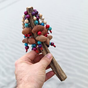 Shipibo Seed Rattle Maraca Handle Part Made From Aya Vine Traditional ...