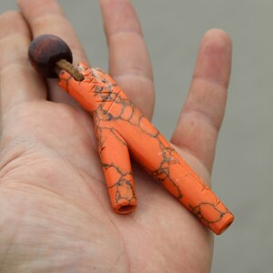 Snake Necklace Stone Kuripe Kuripi Self Applicator - Etsy