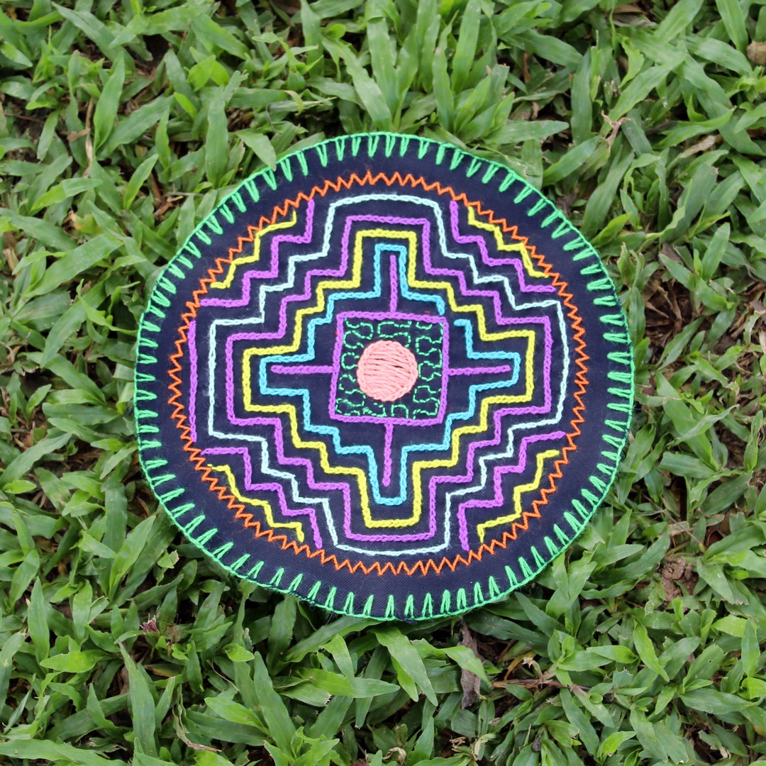 Chakana Pattern Shipibo Altar Cloth Made by Shipibo Female - Etsy