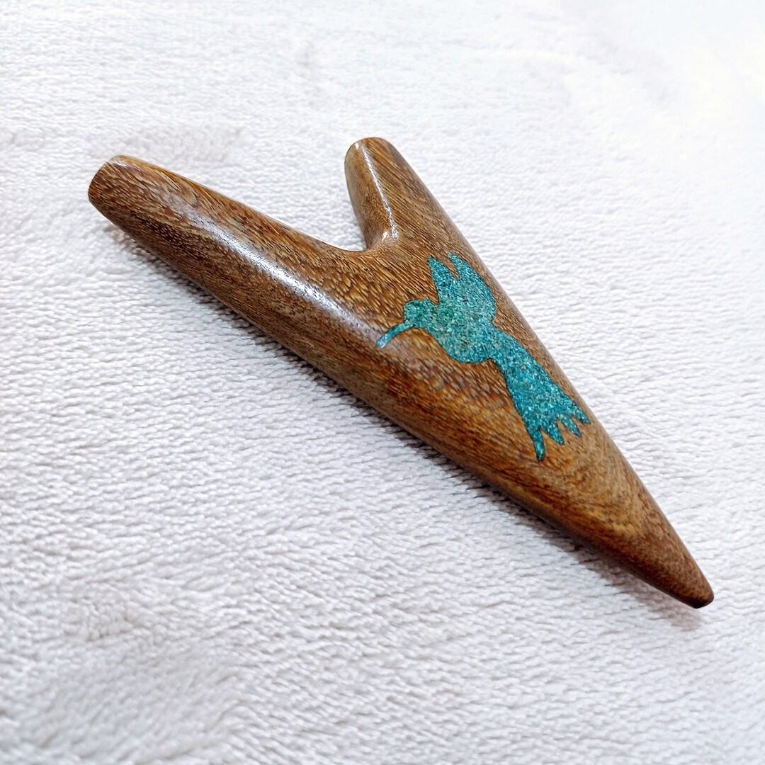 Single Block Kuripe Pipe Made of Madera Negra HUMMINGBIRD is Made of ...