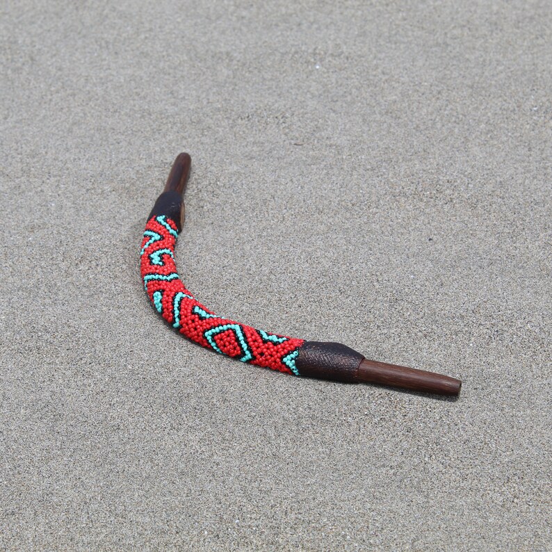 Tepi Applicator Made of Madera Negra Decorated With Shipibo - Etsy