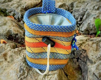 Chalk Bag Made From Retired Climbing Rope - Upcycled and Sustainable ...