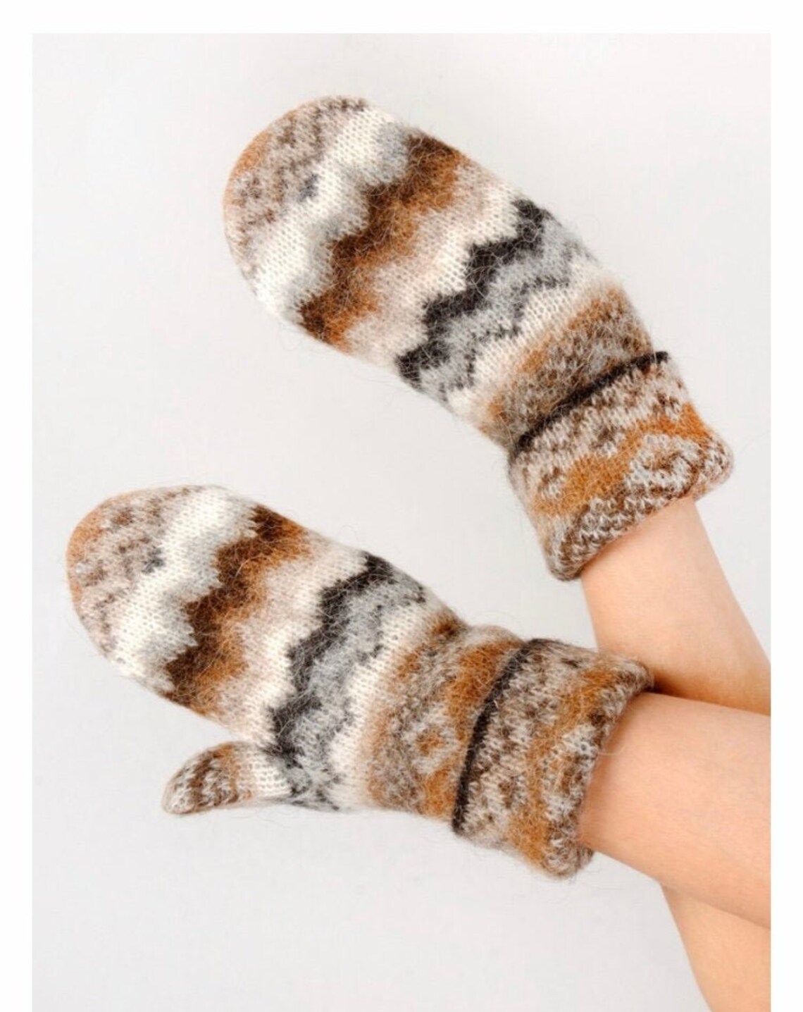 Bernie Sanders Homemade Knit Mittens Worn on Inauguration Day - Fair ...