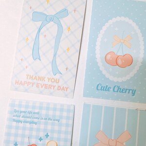 Cute Cherry Sticker Pack Gift Packaging Sticker Matte Seal Label Cute ...