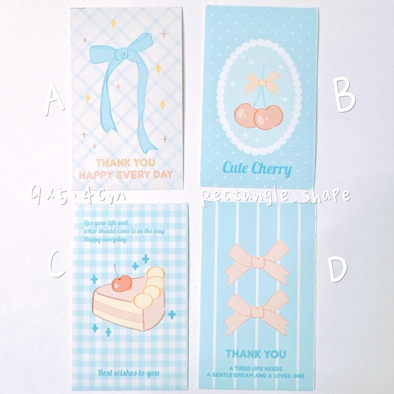 Cute Cherry Sticker Pack Gift Packaging Sticker Matte Seal Label Cute ...