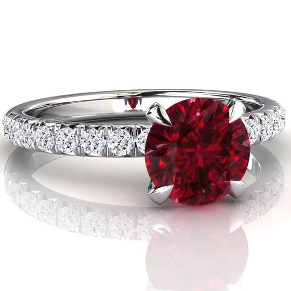 July Birthstone Ring - Etsy