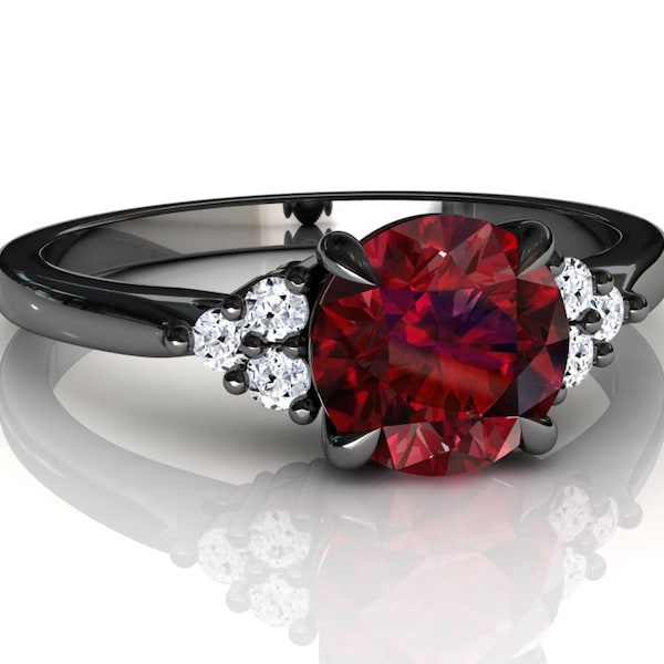 Black Gold Ruby - Etsy