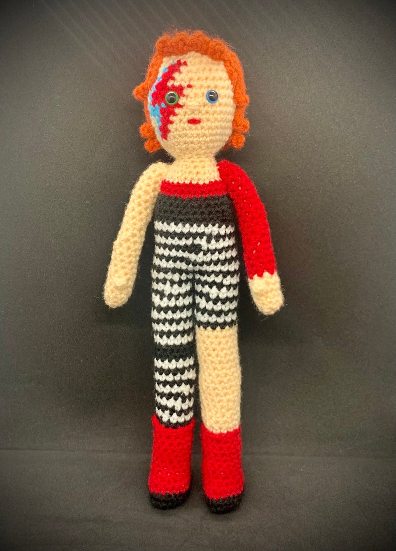 PDF CROCHET PATTERN: Ziggy Stardust Doll - Etsy