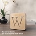 Modern Initial Bookend – Personalized Concrete Gift for Him, Custom Letter Decor for Readers or ...