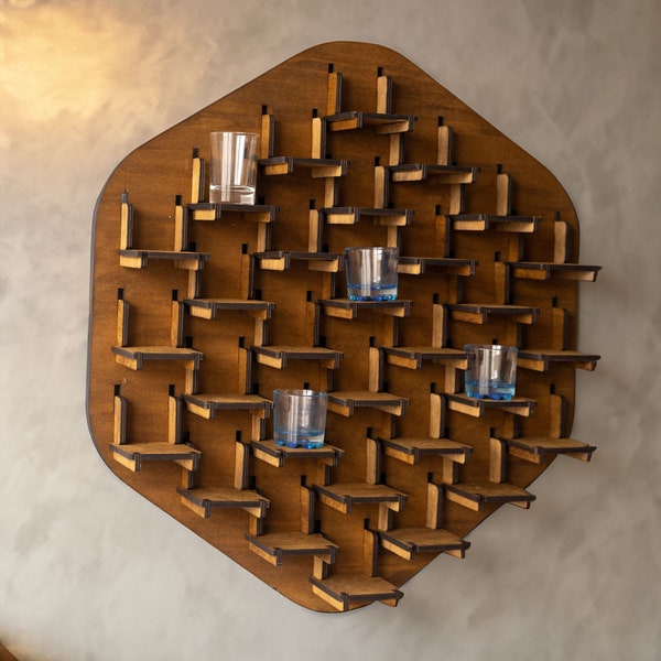 Shot Glass Display - Etsy