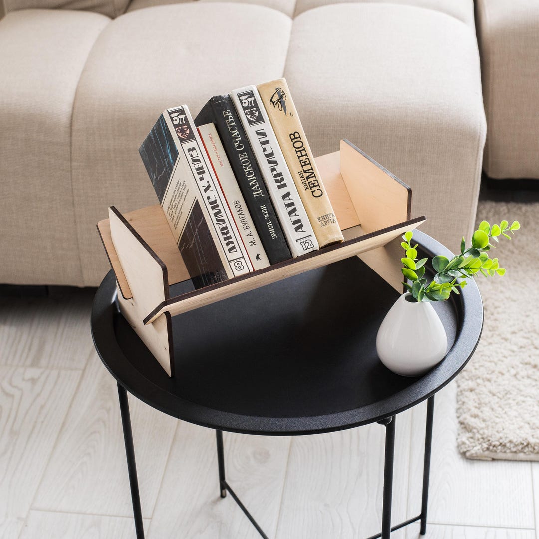 Tabletop Book Shelf, Table Top Book Holder, Bedside Bookshelf,book Rack ...