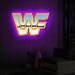 WWF Neon Sign, WWF Led Sign, Wwf Logo Sign, Wwf Gift, Wrestling Decor ...
