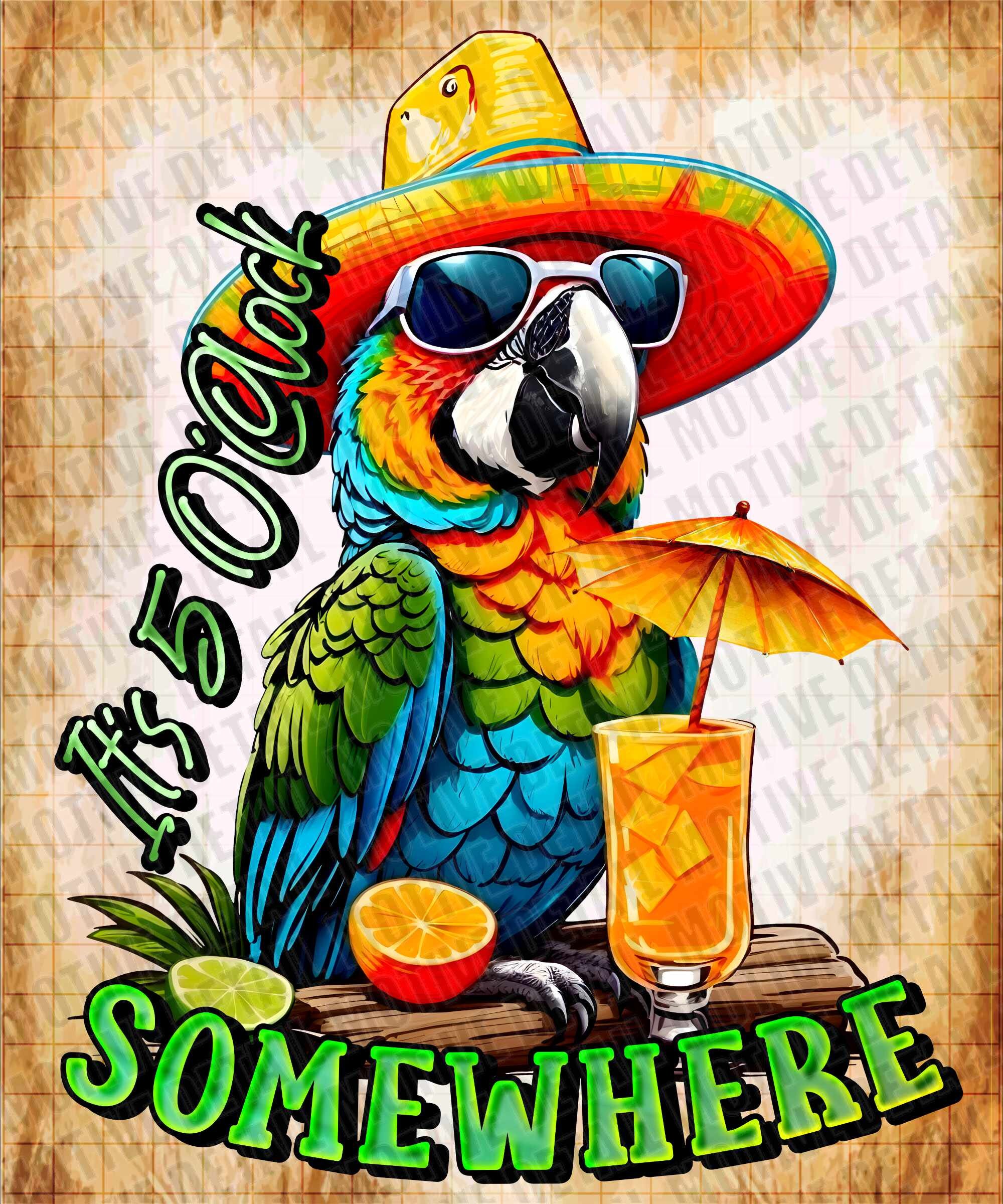 It's 5 O'clock Somewhere PNG, Margaritaville, Margarita, Colorful ...