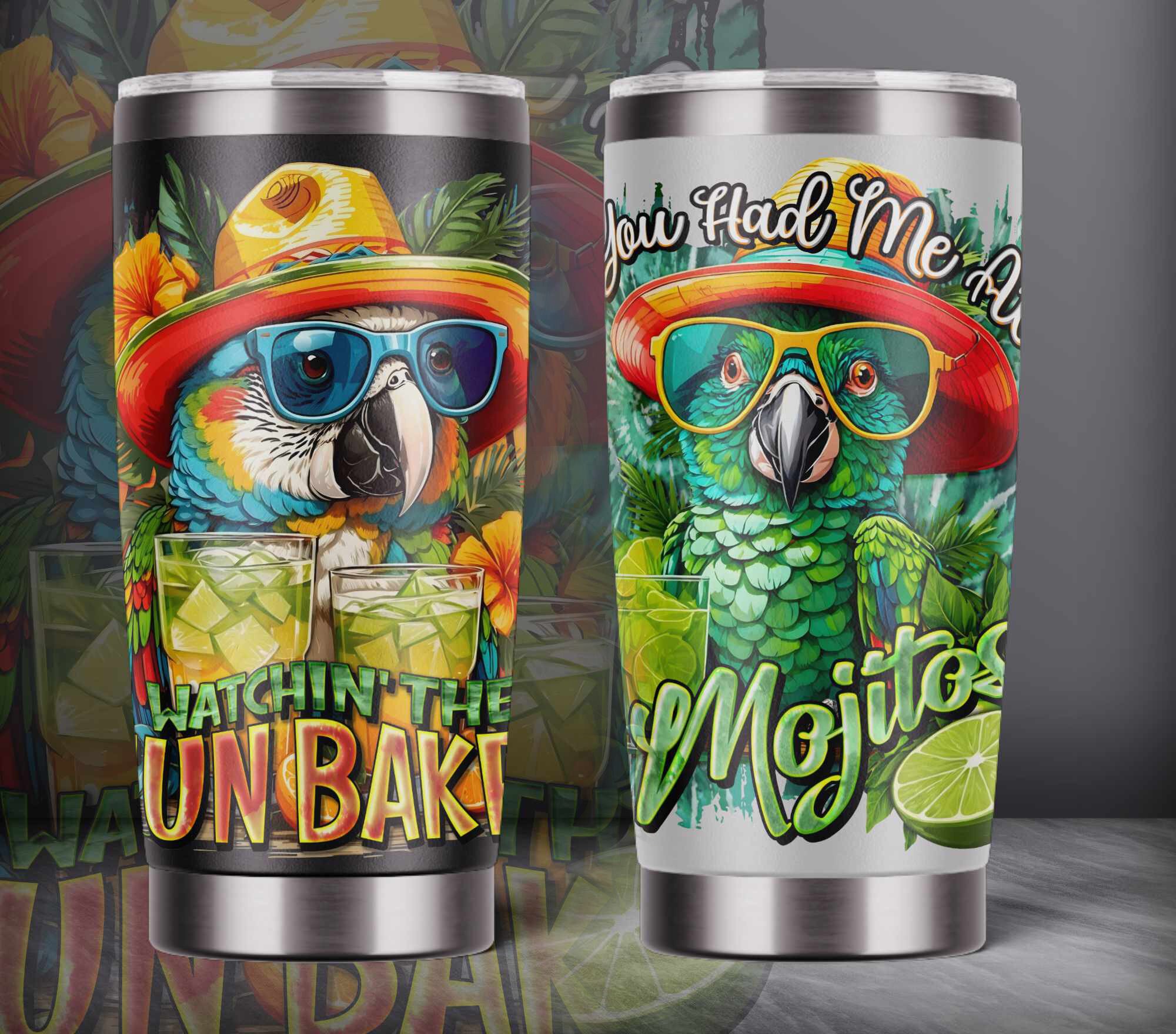 10 Cocktails and Parrots PNG Bundle, Margaritaville, Margarita ...