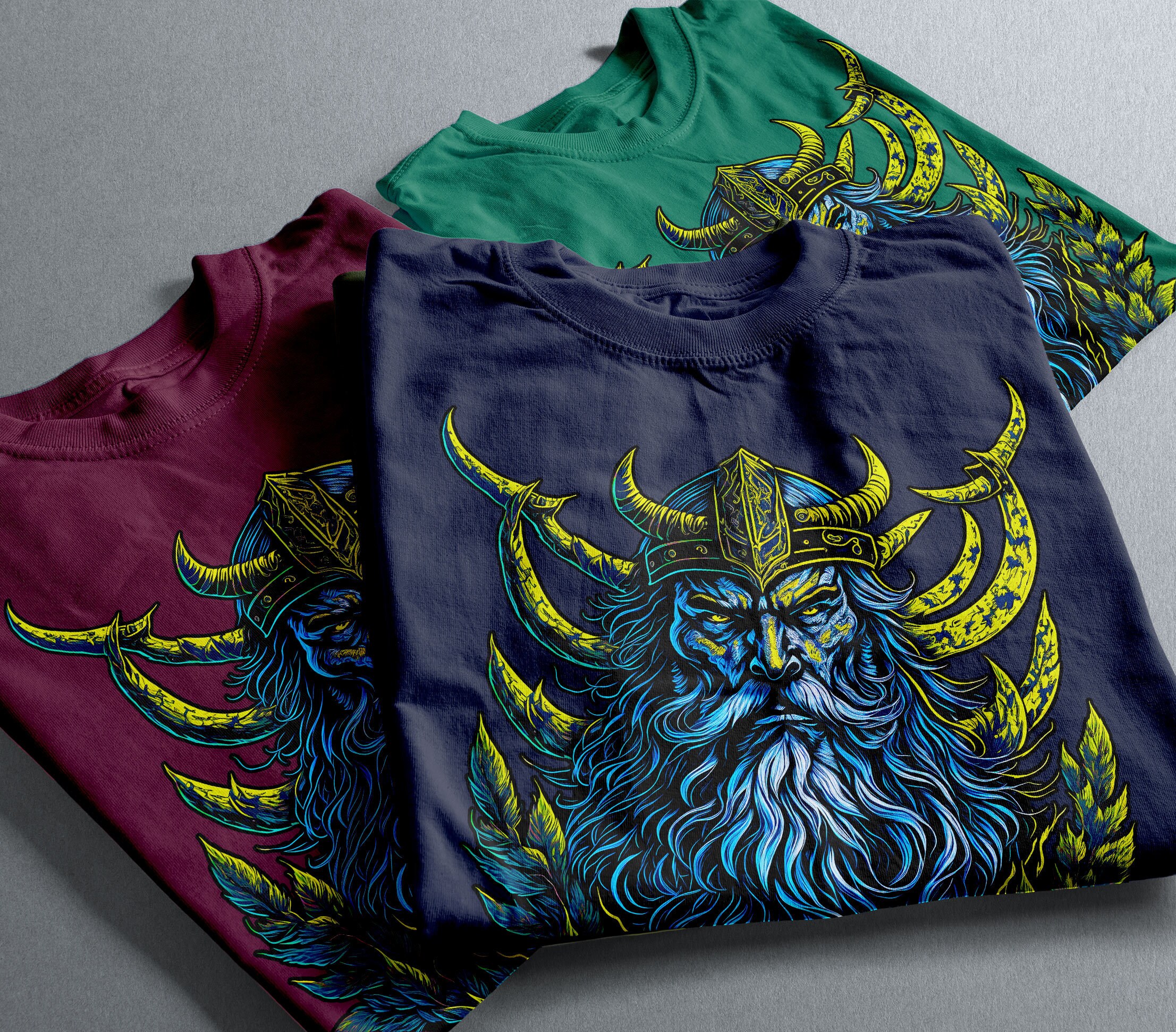 Odin Viking Warrior Beard Viking Old Man Valhalla Nordic - Etsy