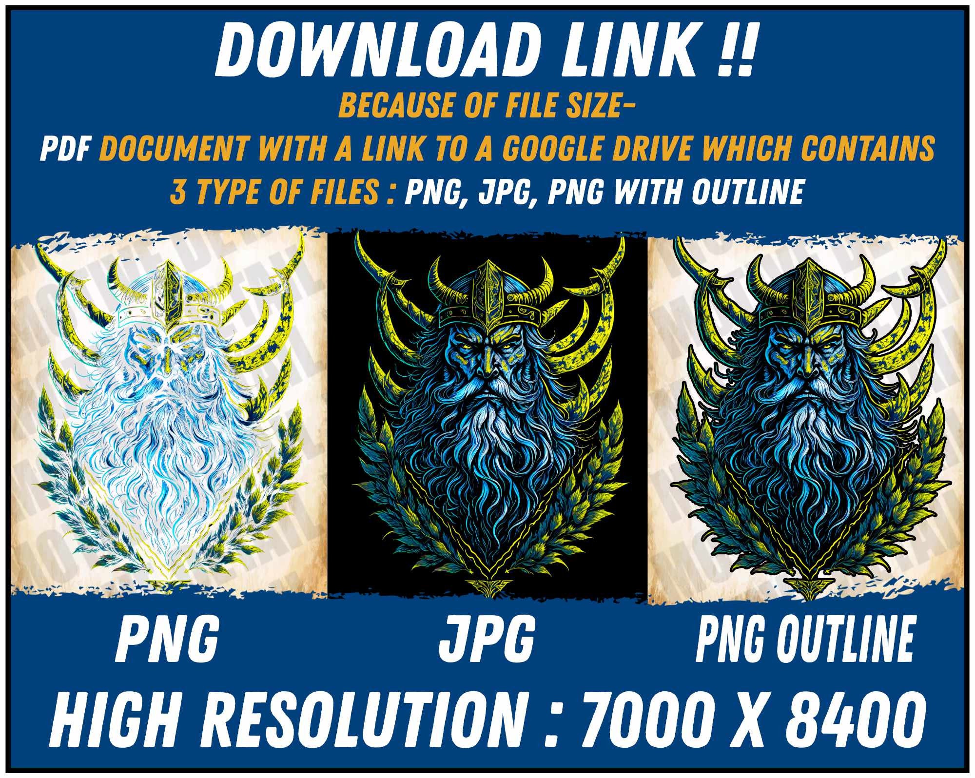 Odin Viking Warrior Beard Viking Old Man Valhalla Nordic - Etsy