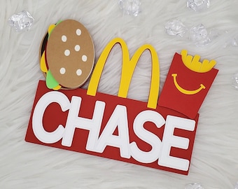 Mcdonald's Cake Topper - Etsy
