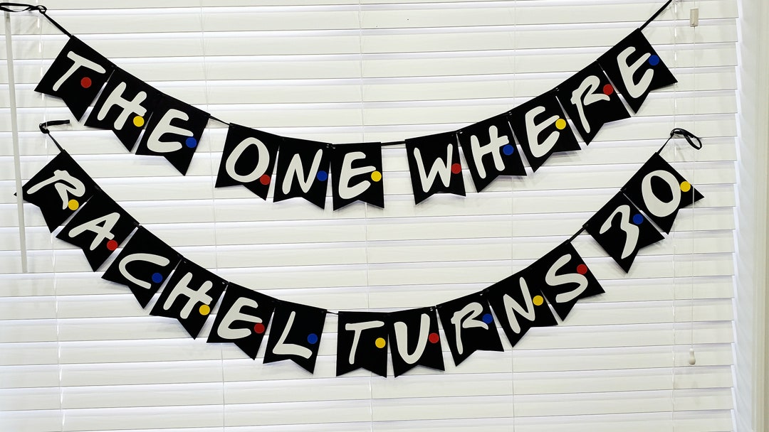 Friends Theme Birthday Banner, Friends Party Decor, Friends Decorations ...