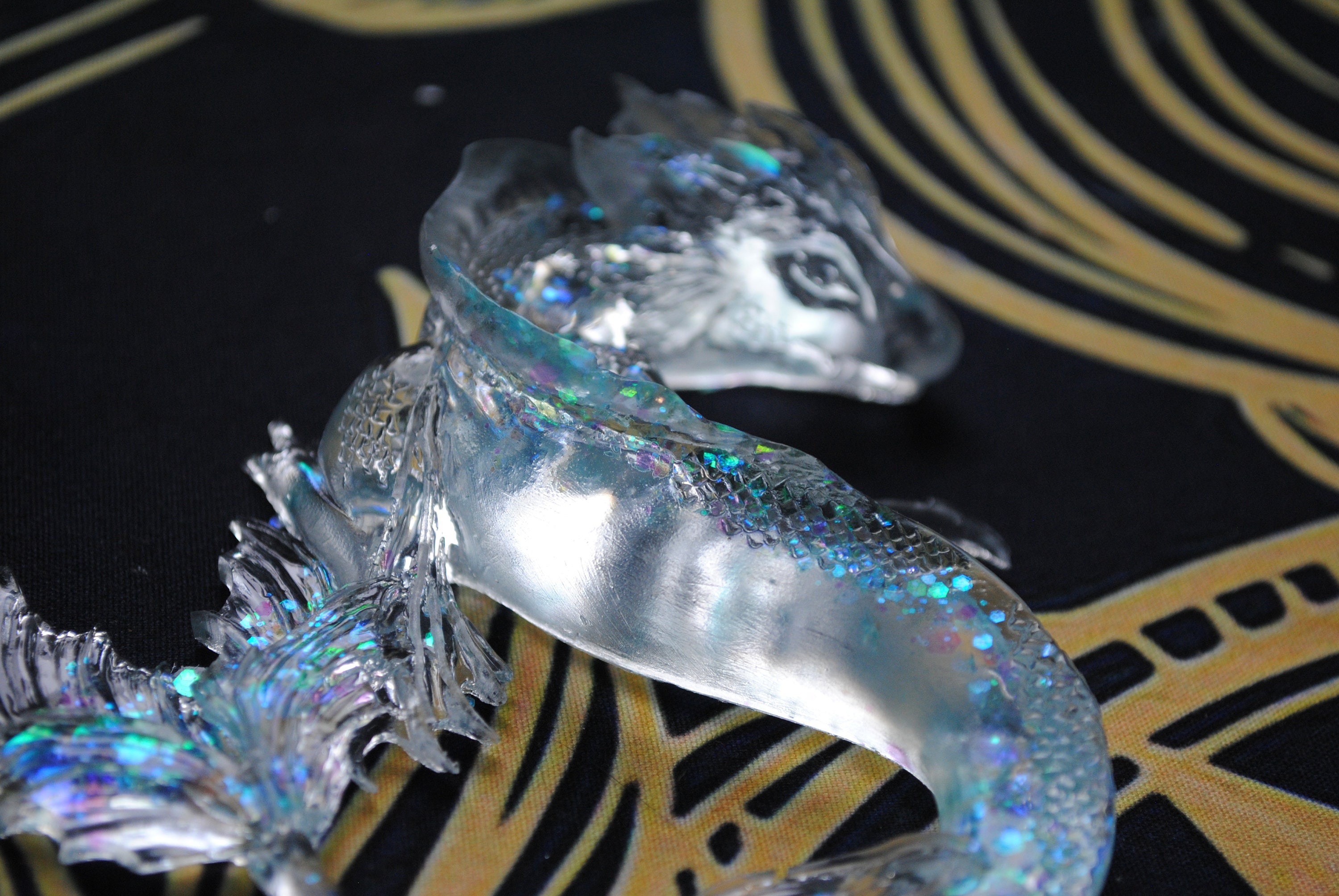 Water Dragon Resin Figurine | Etsy